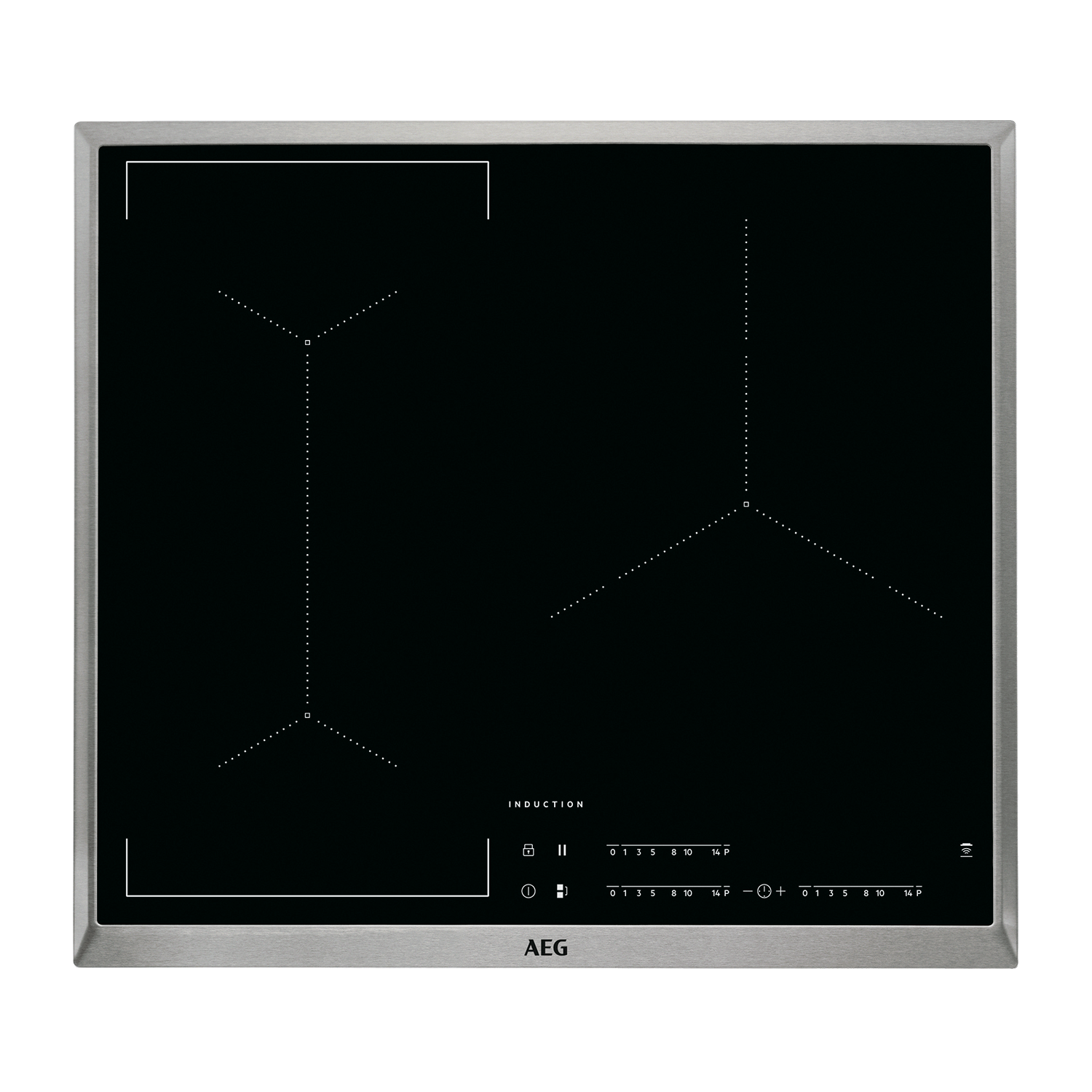 60cm 3 zone induction cooktop - IKE63441XB | AEG New Zealand