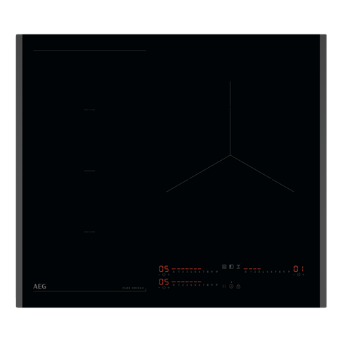60cm 3 Zone Induction Cooktop with XL Zone, Black - 6000 Series ...